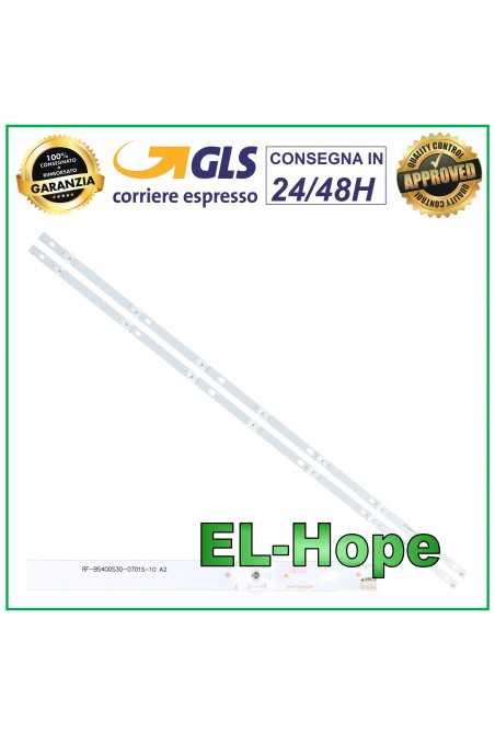 KIT 2 BARRE 7 LED PER TV 40" CHANGHONG RF-BS400S30-0701S-10A2 LGU40D5TN