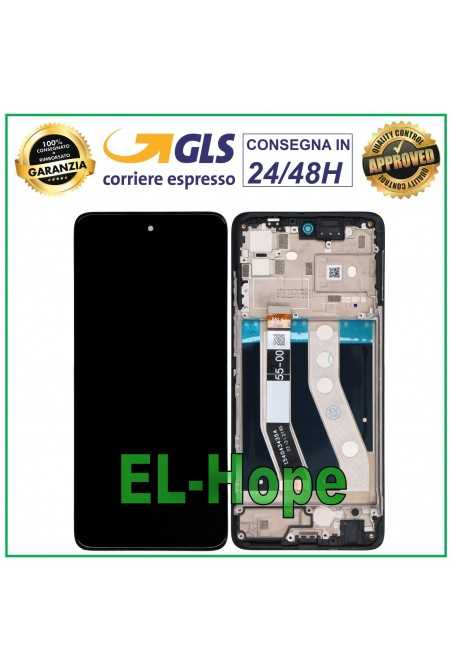 DISPLAY LCD + FRAME PER MOTOROLA MOTO G62 5G XT2223 TOUCH SCREEN VETRO ...