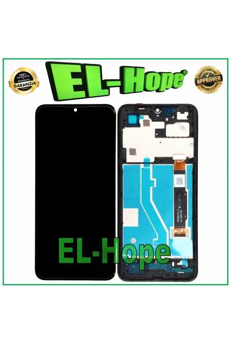 DISPLAY FRAME LCD + TOUCH PER TCL 30SE 6165H 6156H1 6165A 6165A1 ...