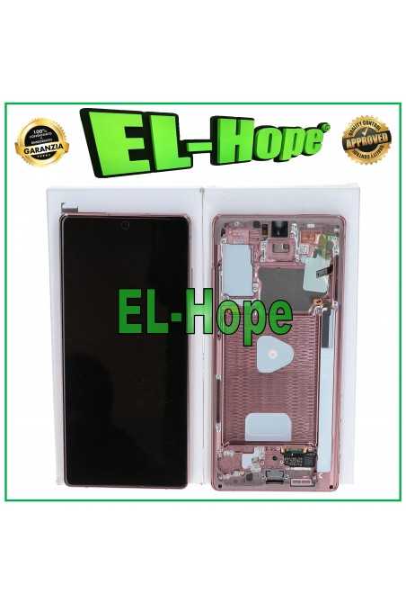 DISPLAY LCD ORIGINALE SERVICE SAMSUNG GALAXY NOTE 20 SM N980 N981 TOUCH ...