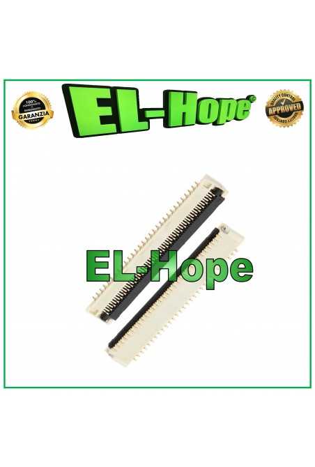 CLIP CONNETTORE FLAT FLEX TOUCH SCREEN PER NINTENDO SWITCH SOCKET FPC A ...