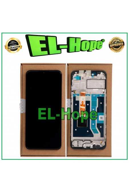 DISPLAY LCD + FRAME ORIGINALE SERVICE OPPO A17K 4G CPH2471 TOUCH SCREEN ...