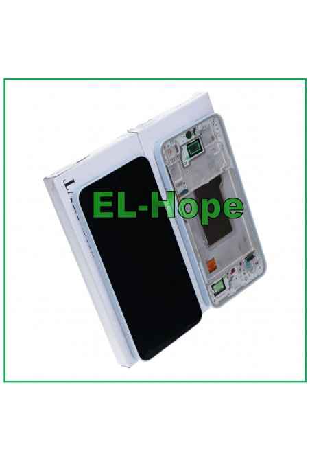 DISPLAY FRAME LCD ORIGINALE SAMSUNG A35 5G SM-A356 TOUCH BLU ICE GH82 ...