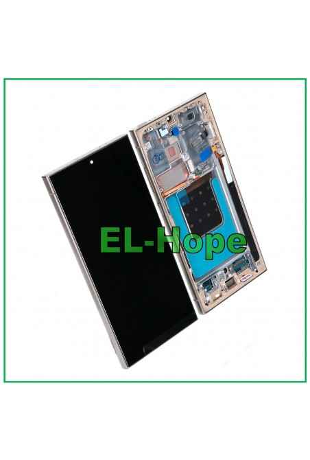 DISPLAY LCD OLED TOUCH FRAME PER SAMSUNG GALAXY S24 ULTRA SM-S928 ...