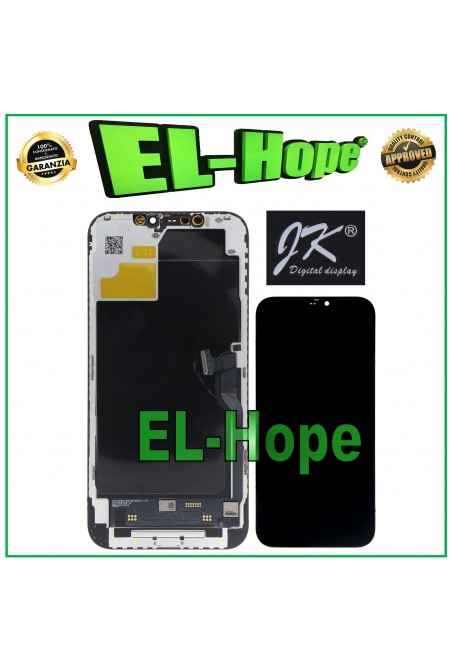 DISPLAY LCD JK SOFT OLED PER APPLE IPHONE 12 PRO MAX TOUCH SCREEN VETRO ...