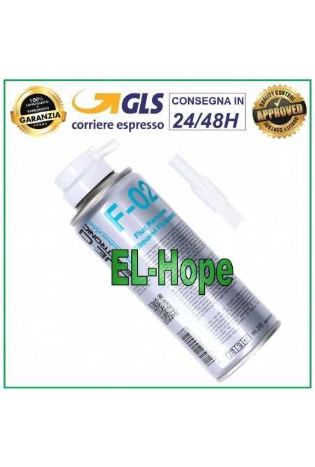 SPRAY ANTIFLUSSANTE RIMUOVI FLUSSANTE FLUX PULIZIA SALDATURA 200 ml F ...