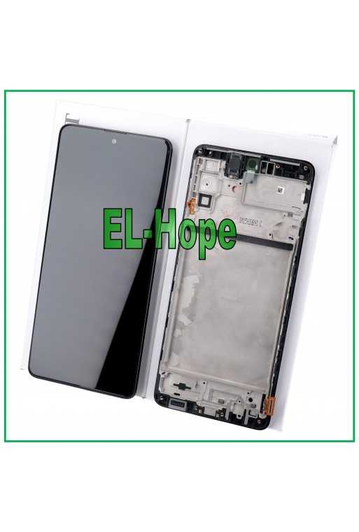 DISPLAY LCD ORIGINALE + FRAME SAMSUNG GALAXY M51 2020 SM-M515F M515 ...