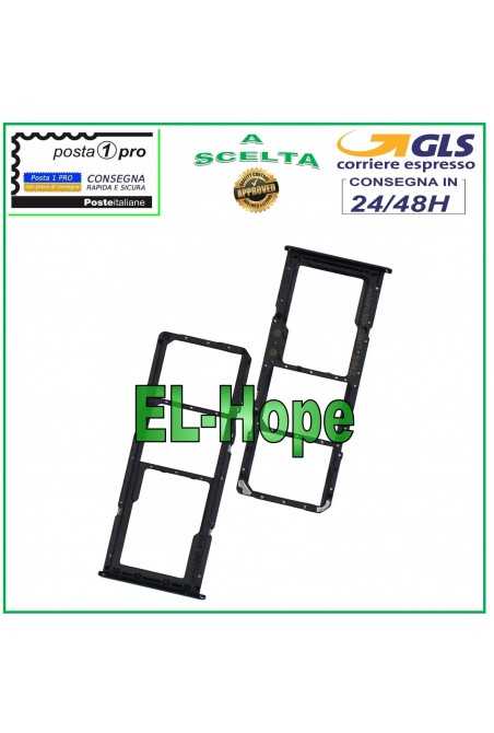 SLOT CARRELLO VANO SCHEDA NANO SIM + MICRO SD SAMSUNG GALAXY A51 SM ...