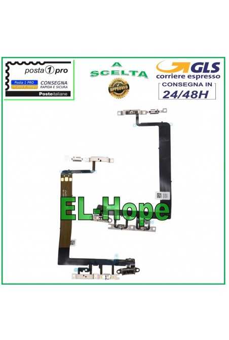 FLAT TASTO POWER ON OFF ACCENSIONE APPLE IPHONE 13 FLEX VOLUME MUTO ...