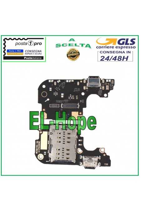 CONNETTORE RICARICA XIAOMI MI 10 LITE M2002J9G MICROFONO LETTORE SIM ...